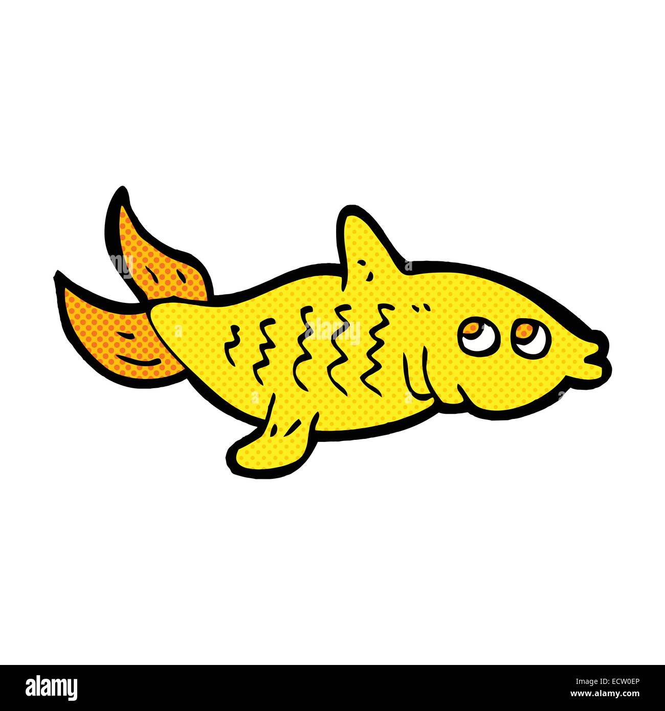 retro comic book style cartoon fish Stock Vector Image & Art - Alamy
