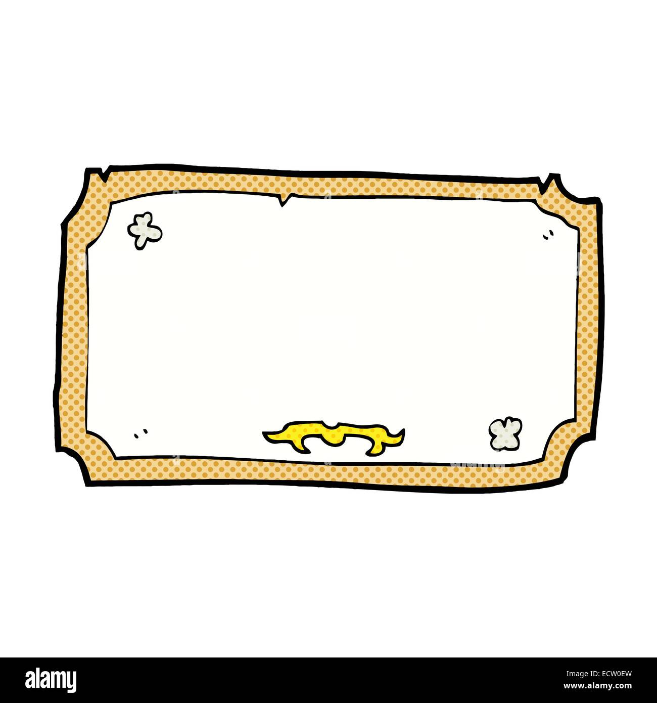 retro comic book style cartoon old frame Stock Vector Image & Art - Alamy