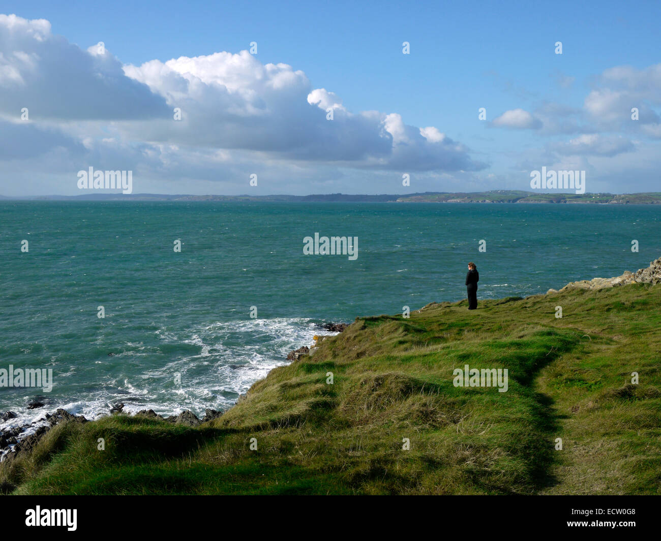 Rosscarbery Bay from near Galley Head, County Cork, Ireland Stock Photo ...
