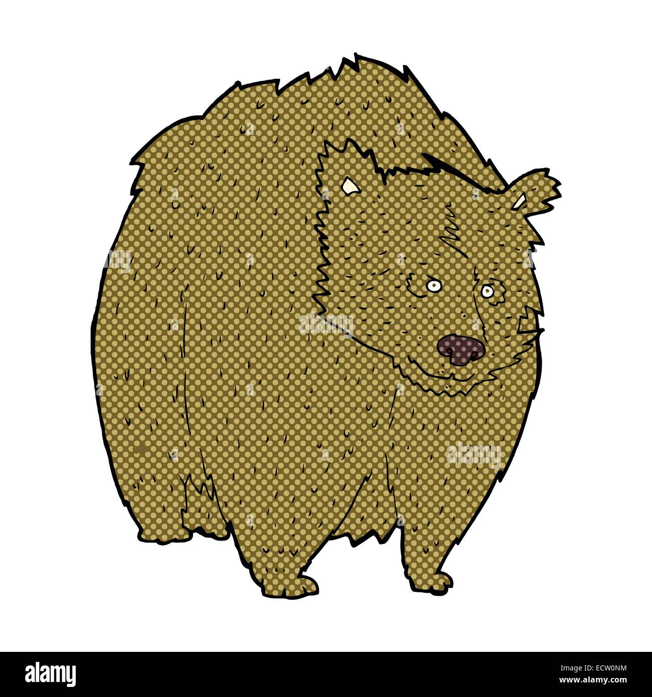huge bear retro comic book style cartoon Stock Vector Image & Art - Alamy