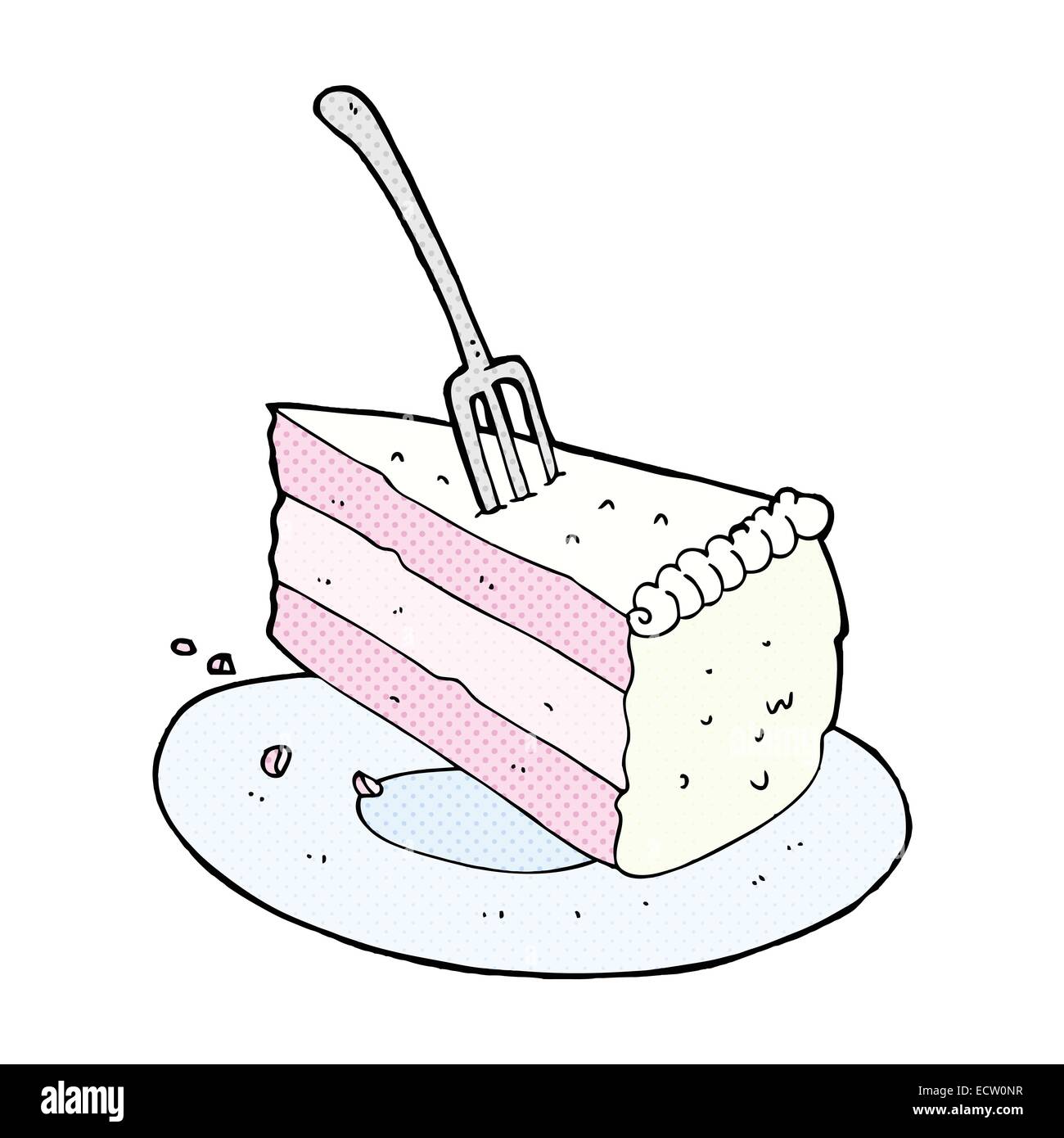 retro comic book style cartoon cake Stock Vector Image & Art - Alamy