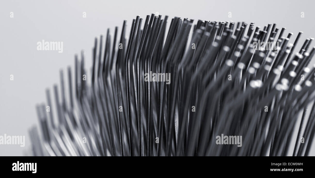 Silver grey wire hi-res stock photography and images - Alamy