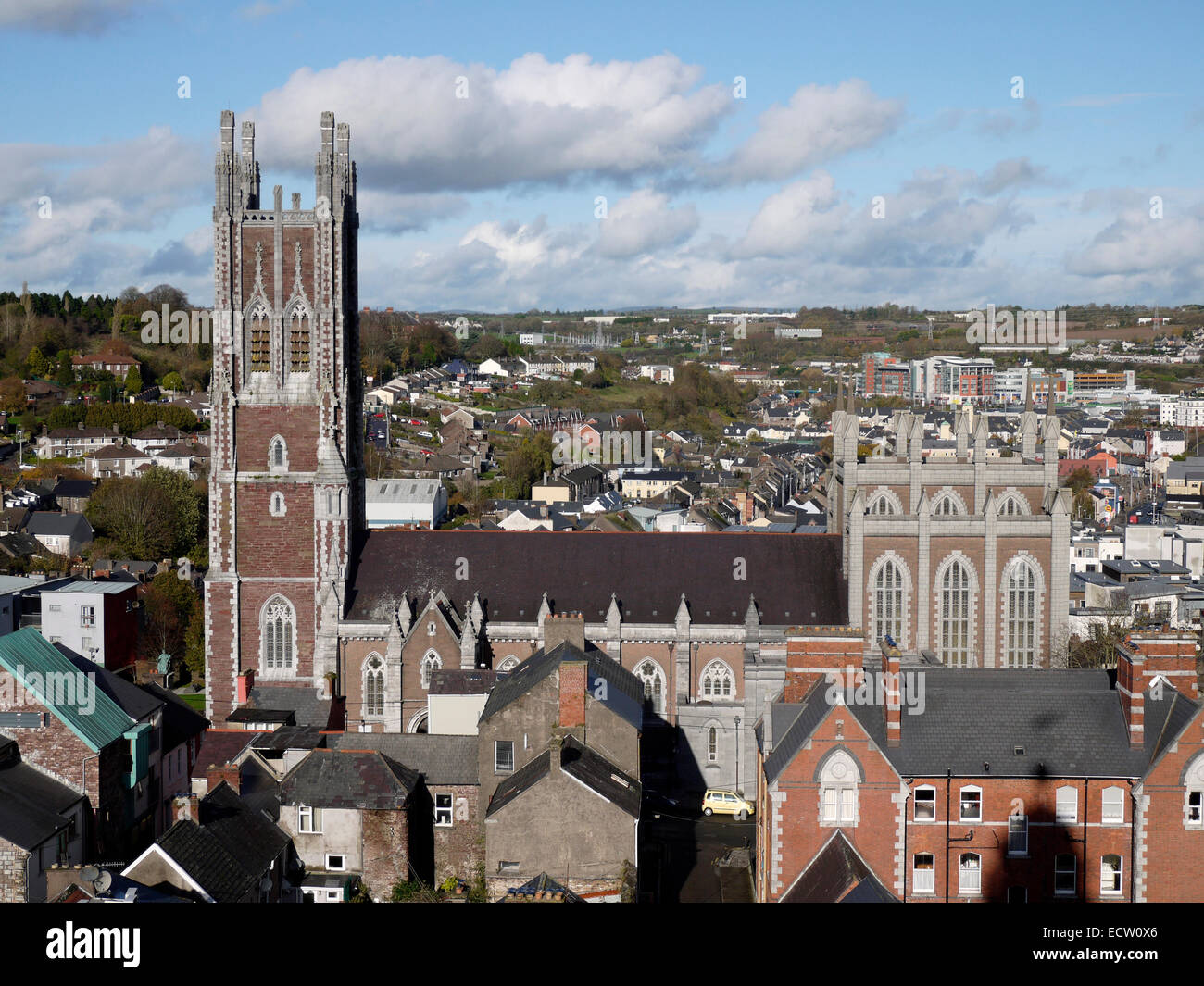 Cathedral of St. Mary and St. Anne seen from the viewing balcony on the ...
