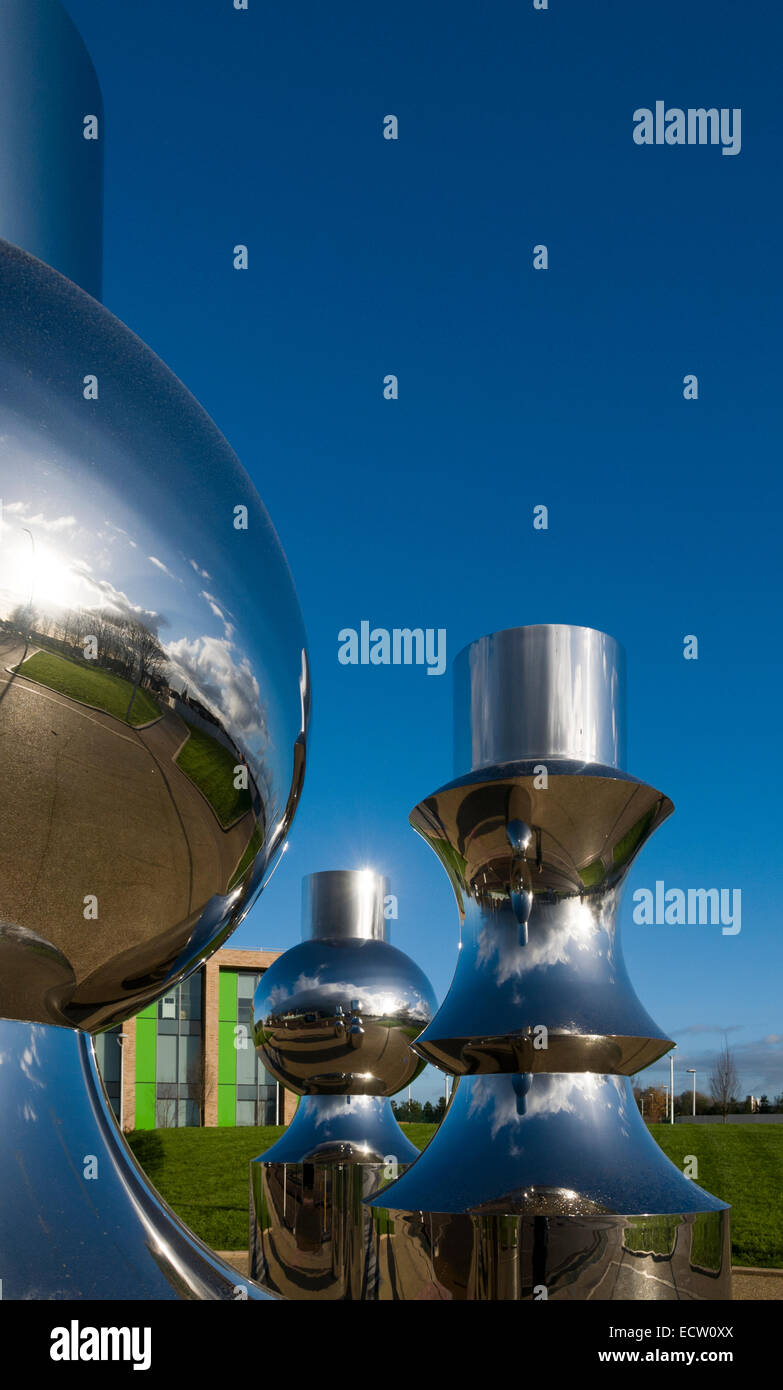 Dad's Halo Effect, a sculpture by Ryan Gander, outside the Connell ...