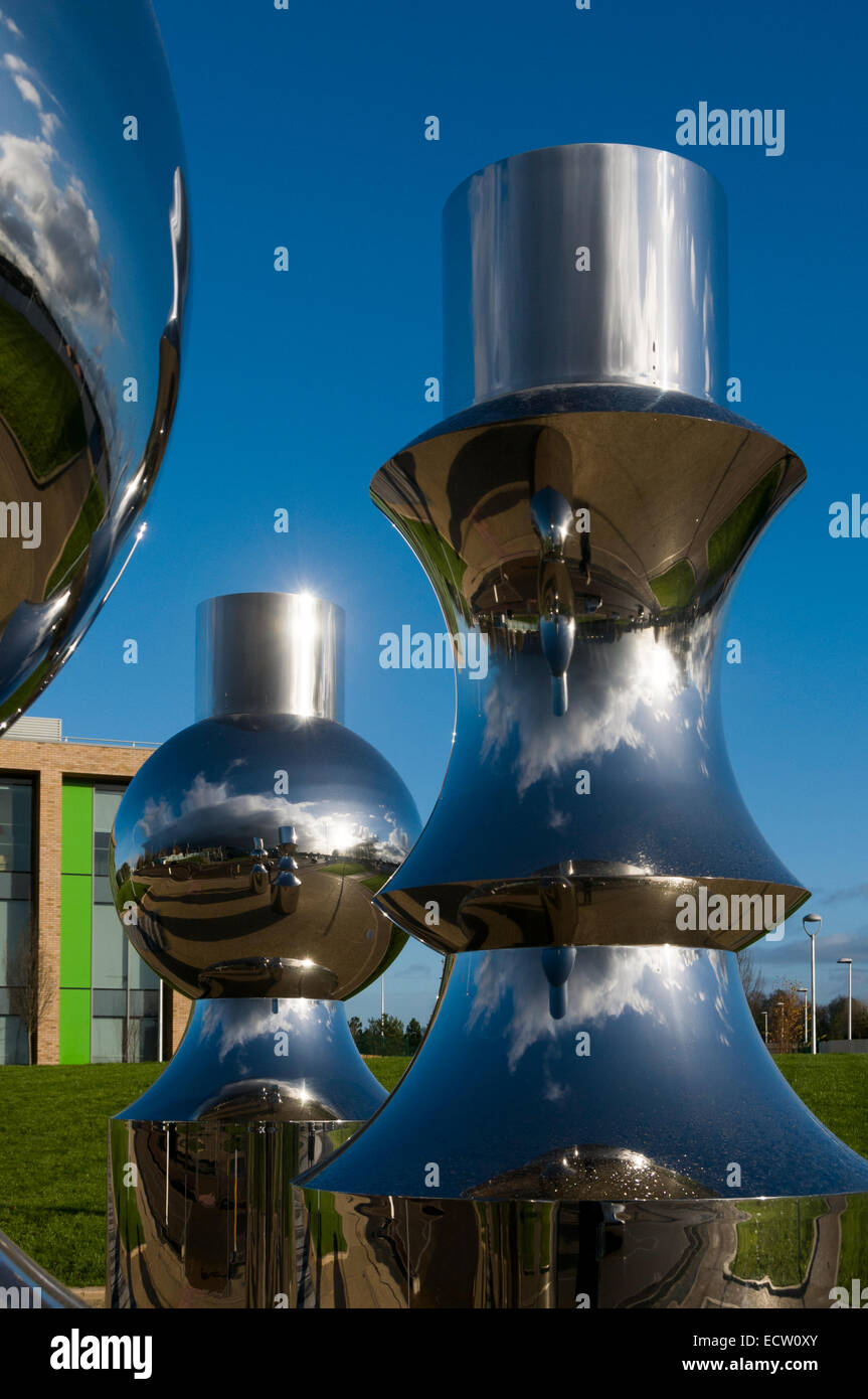 Dad's Halo Effect, a sculpture by Ryan Gander, outside the Connell ...