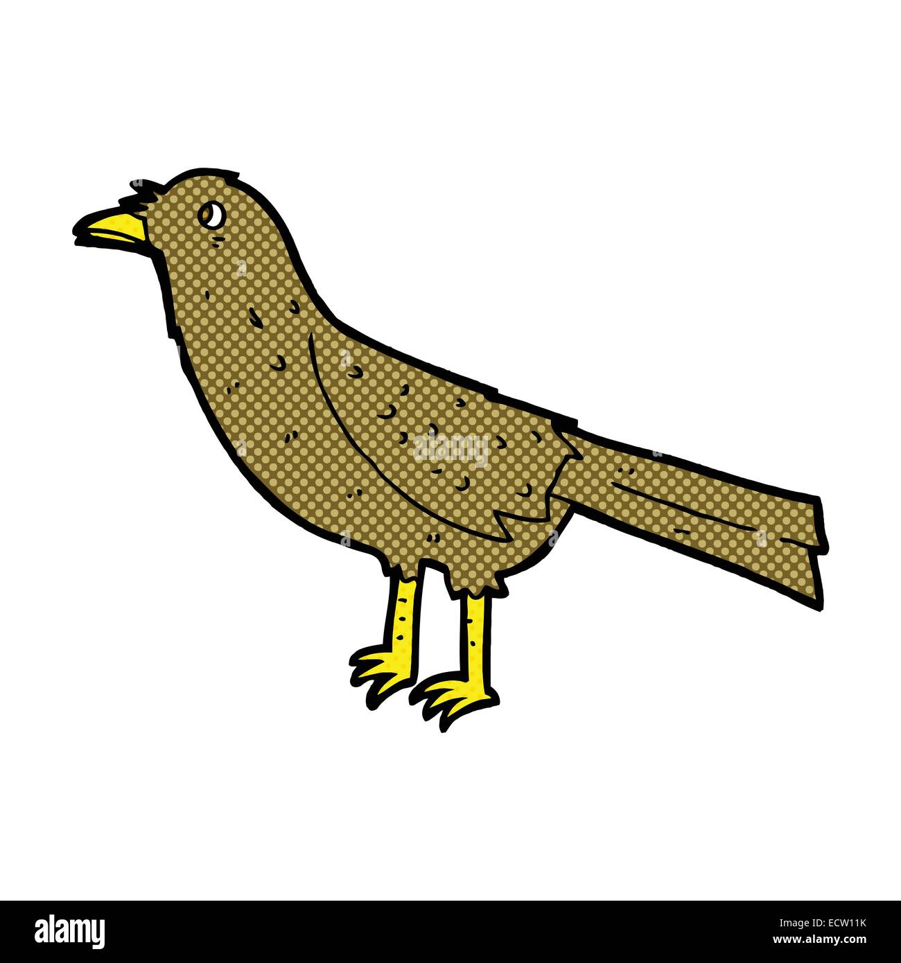retro comic book style cartoon bird Stock Vector Image & Art - Alamy