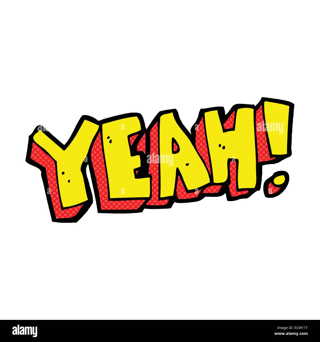 Cartoon yeah shout hi-res stock photography and images - Alamy