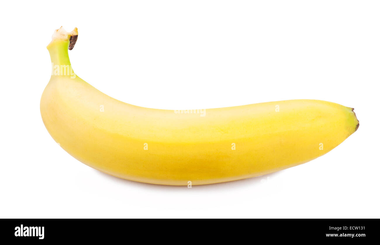 Close up one banana Cut Out Stock Images & Pictures - Alamy