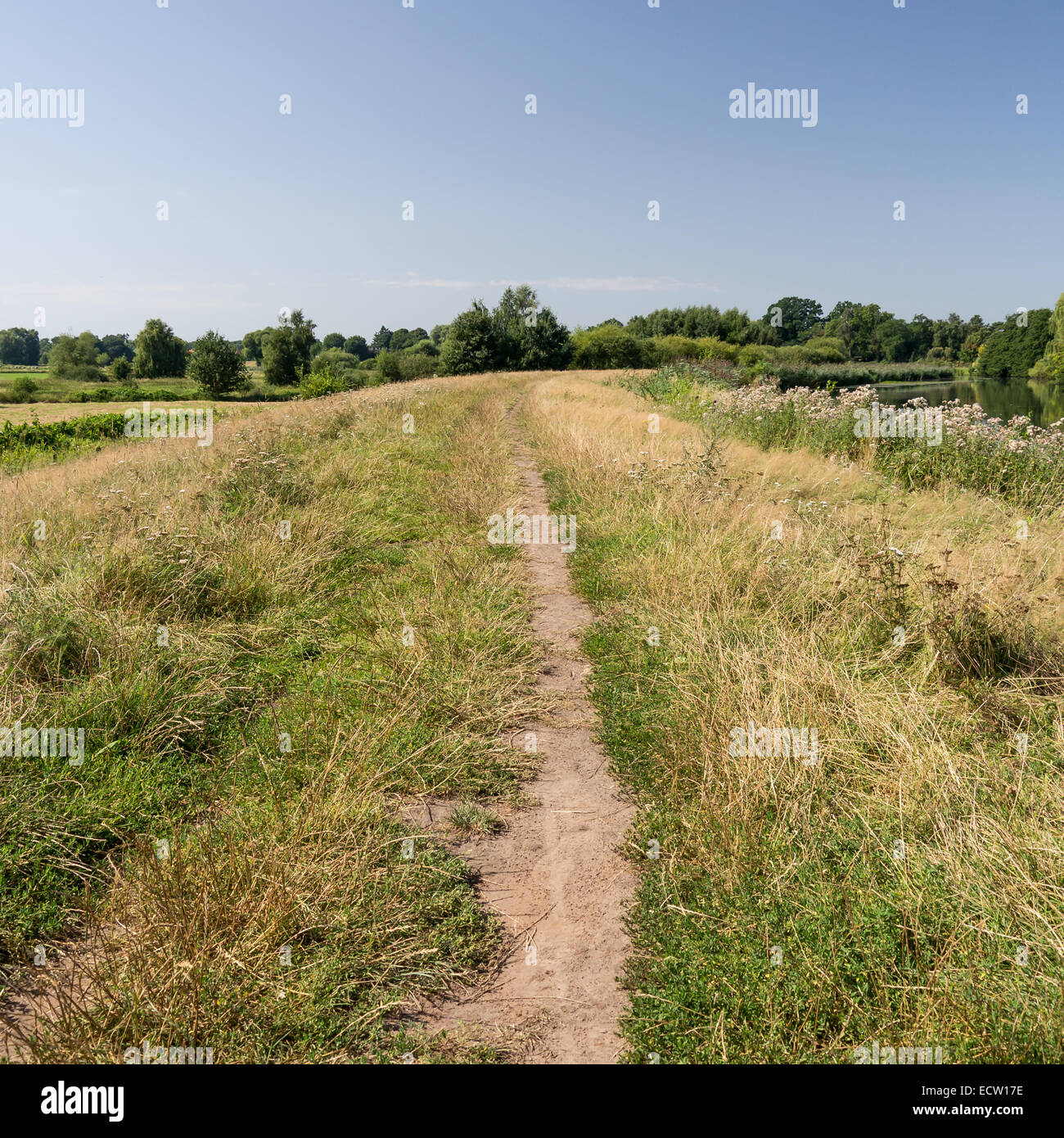 Walk on dike in hi-res stock photography and images - Alamy