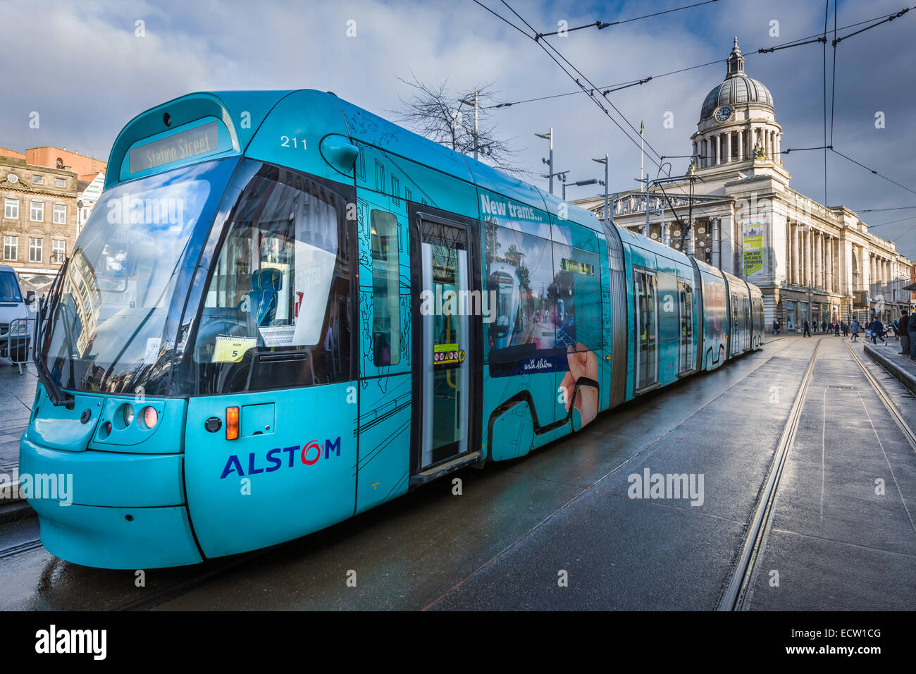 Nottingham Express Transit - Tram Stock Photo - Alamy