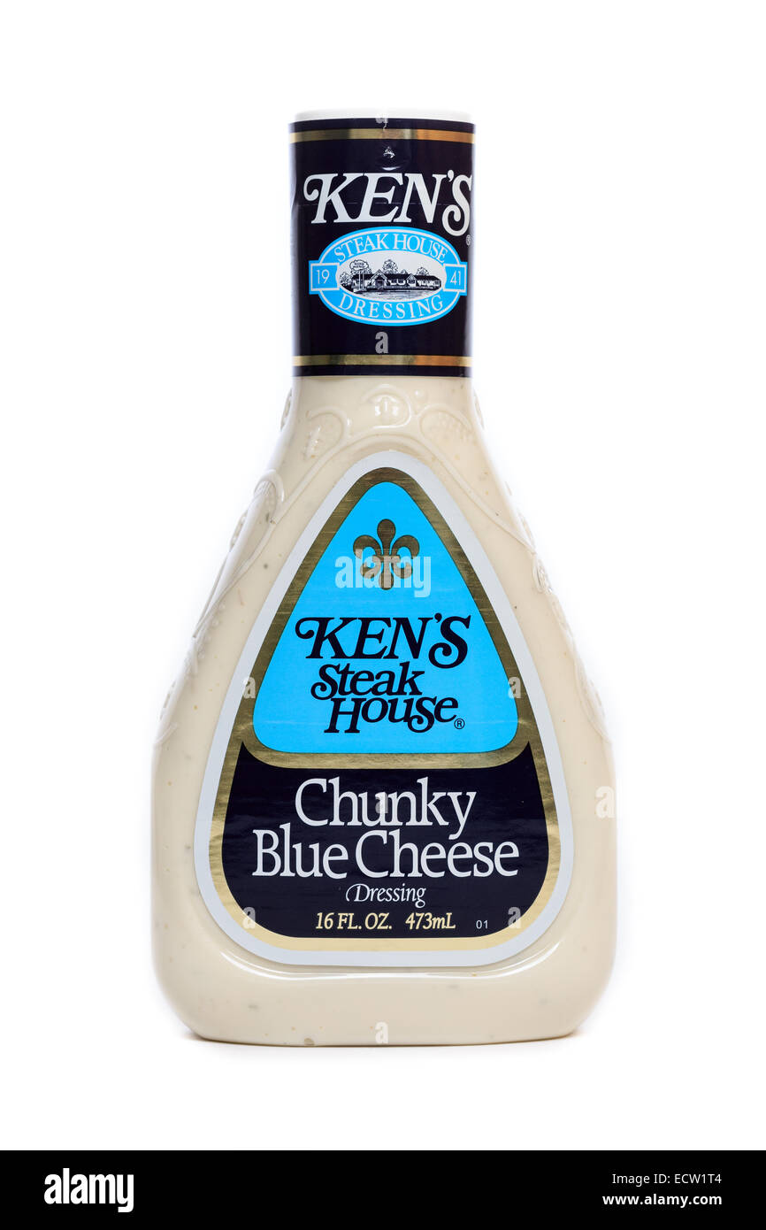 Ken's Steak House Chunky Blue Cheese Salad Dressing Stock Photo - Alamy