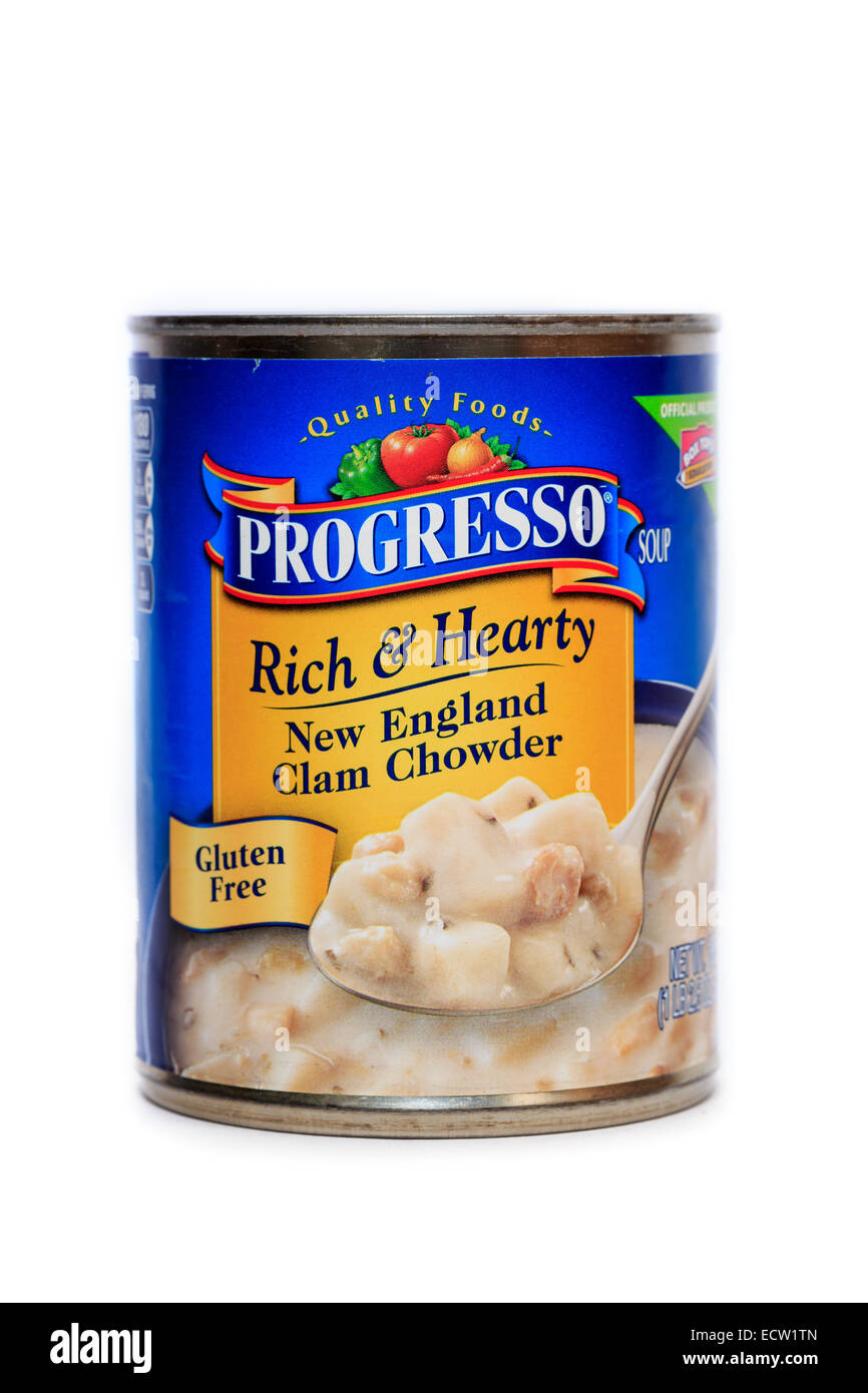Progresso Rich & Hearty New England Clam Chowder Stock Photo - Alamy