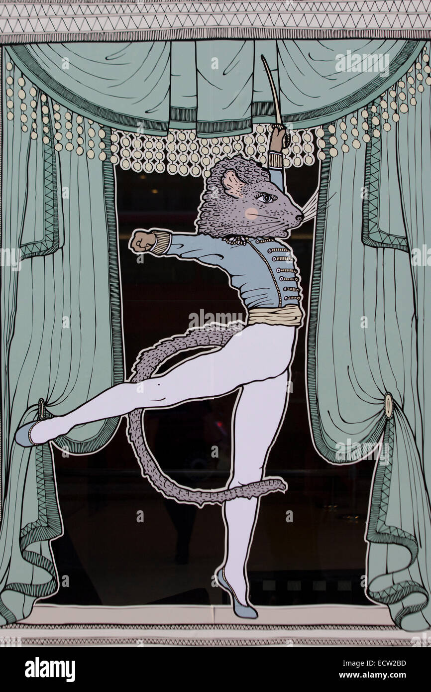 Nutcracker christmas shop window hi-res stock photography and images ...