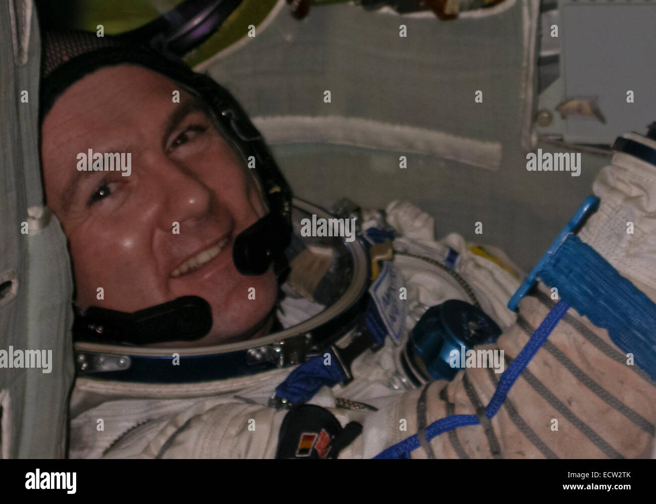 Dutch ESA astronaut Andre Kuipers during a training for his first ...