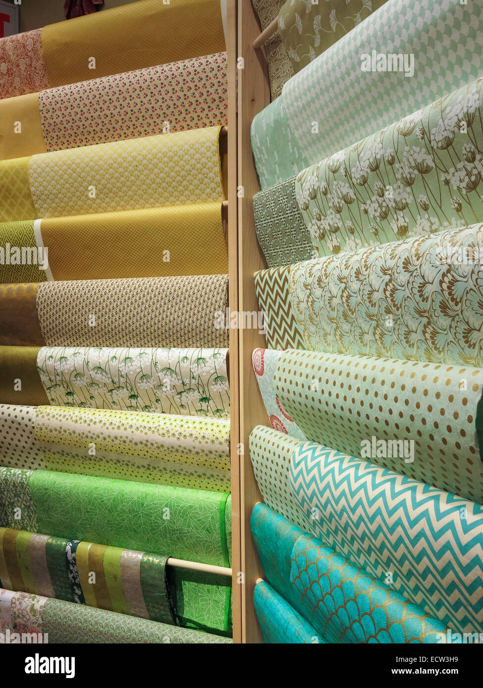 Paper Display, NYC Stock Photo - Alamy