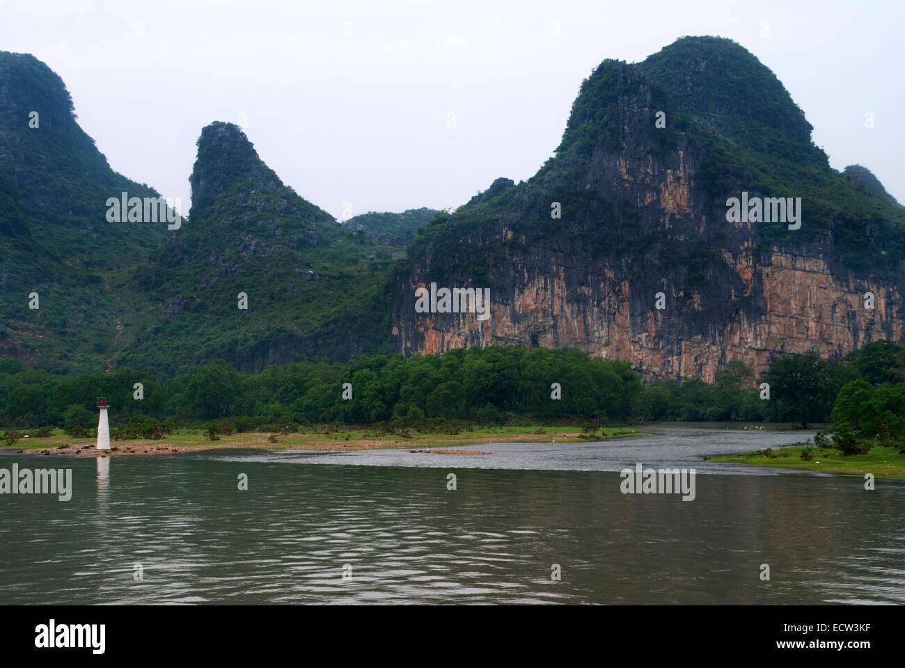 Guilin Li River: scenery Stock Photo - Alamy
