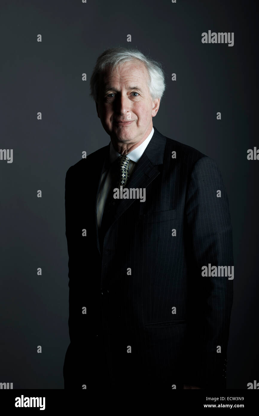 Hugo Vickers at the Oldie Literary Lunch 16-12-14 Stock Photo - Alamy