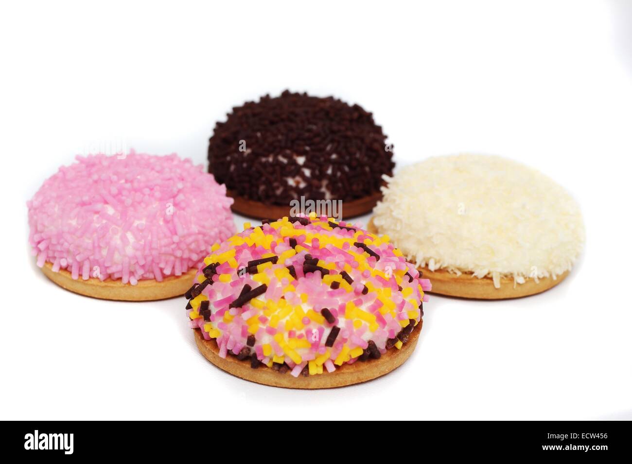 Cookie isolated on white Stock Photo - Alamy