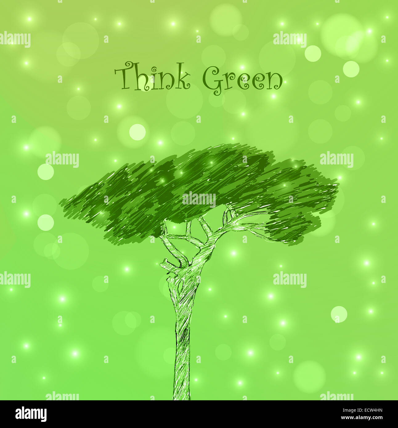 Think green think clean hi-res stock photography and images - Alamy