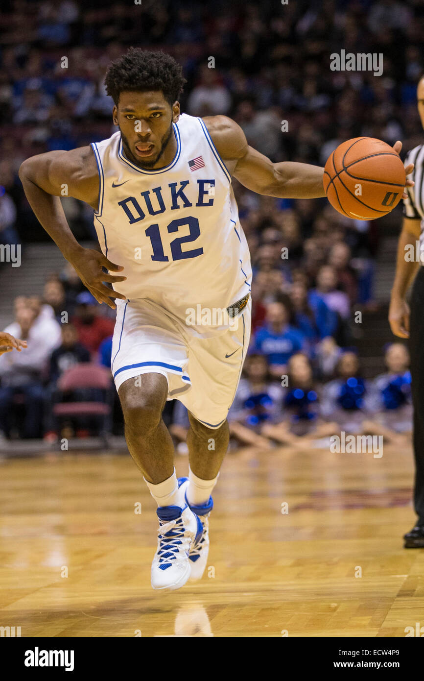 December 18, 2014: Duke Blue Devils forward Justise Winslow (12) in ...