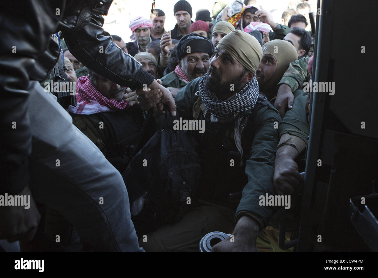 Dec. 11, 2014 - Sinjar Mountains, Iraqi-Kurdistan, Iraq - 11/12/2014 ...