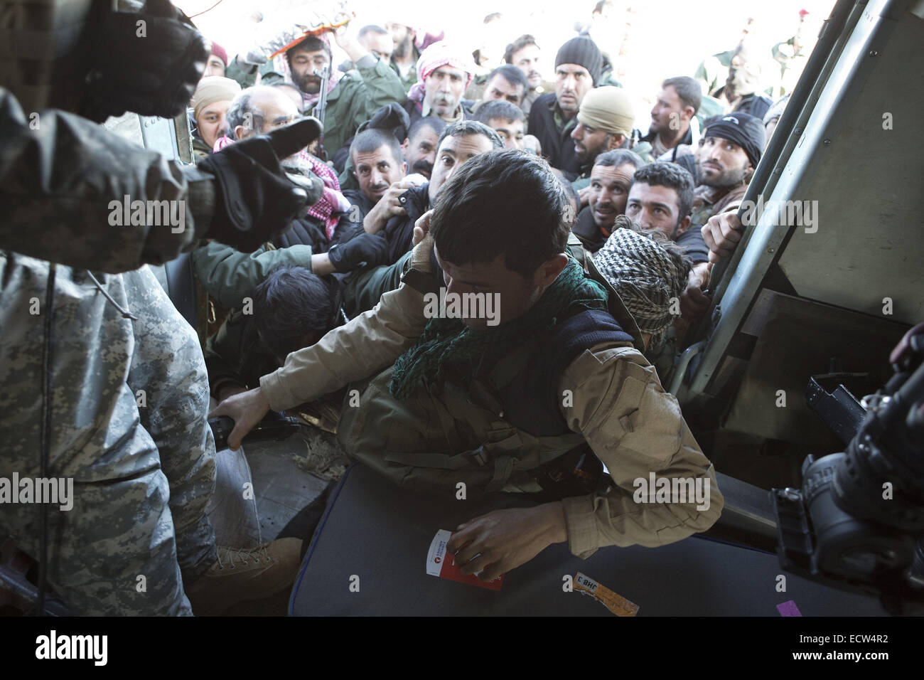Dec. 11, 2014 - Sinjar Mountains, Iraqi-Kurdistan, Iraq - 11/12/2014 ...