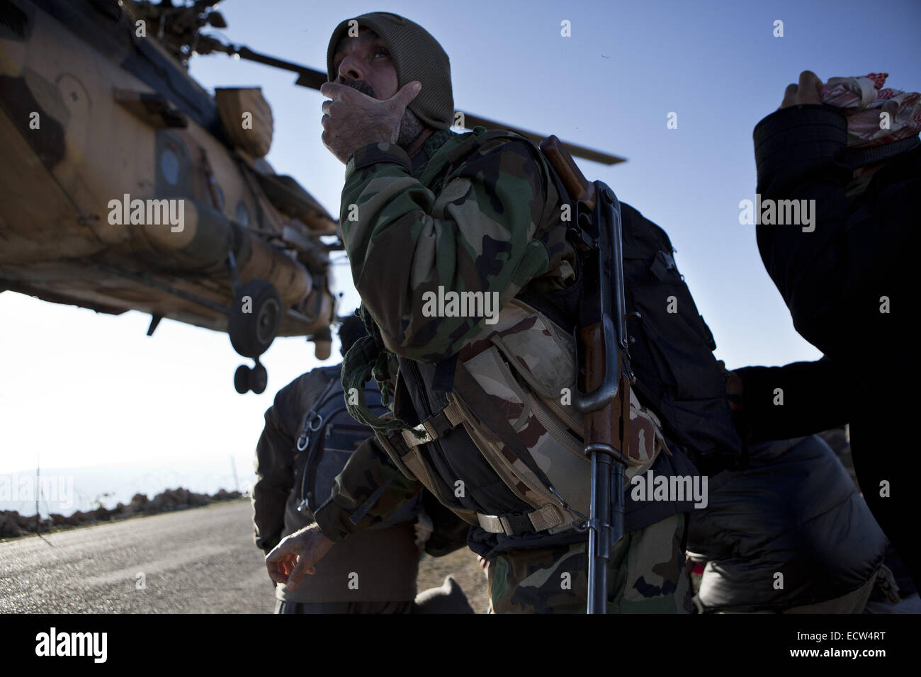 Dec. 11, 2014 - Sinjar Mountains, Iraqi-Kurdistan, Iraq - 11/12/2014 ...