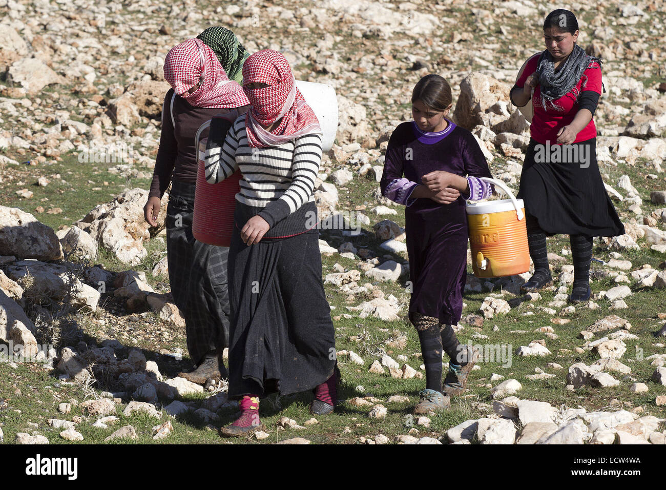Dec. 11, 2014 - Sinjar Mountains, Iraqi-Kurdistan, Iraq - 11/12/2014 ...