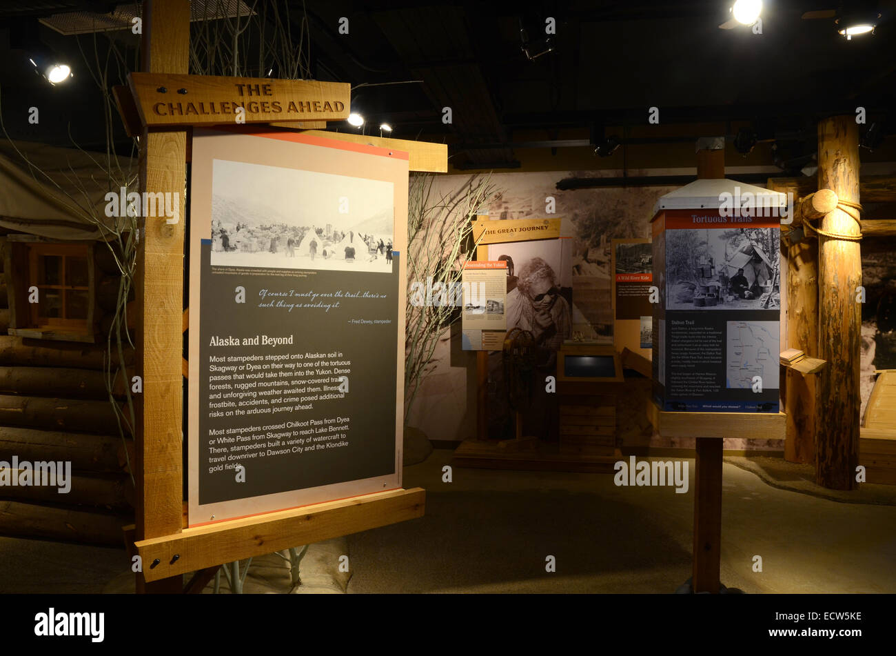 The Klondike Gold Rush Museum, Seattle Stock Photo - Alamy