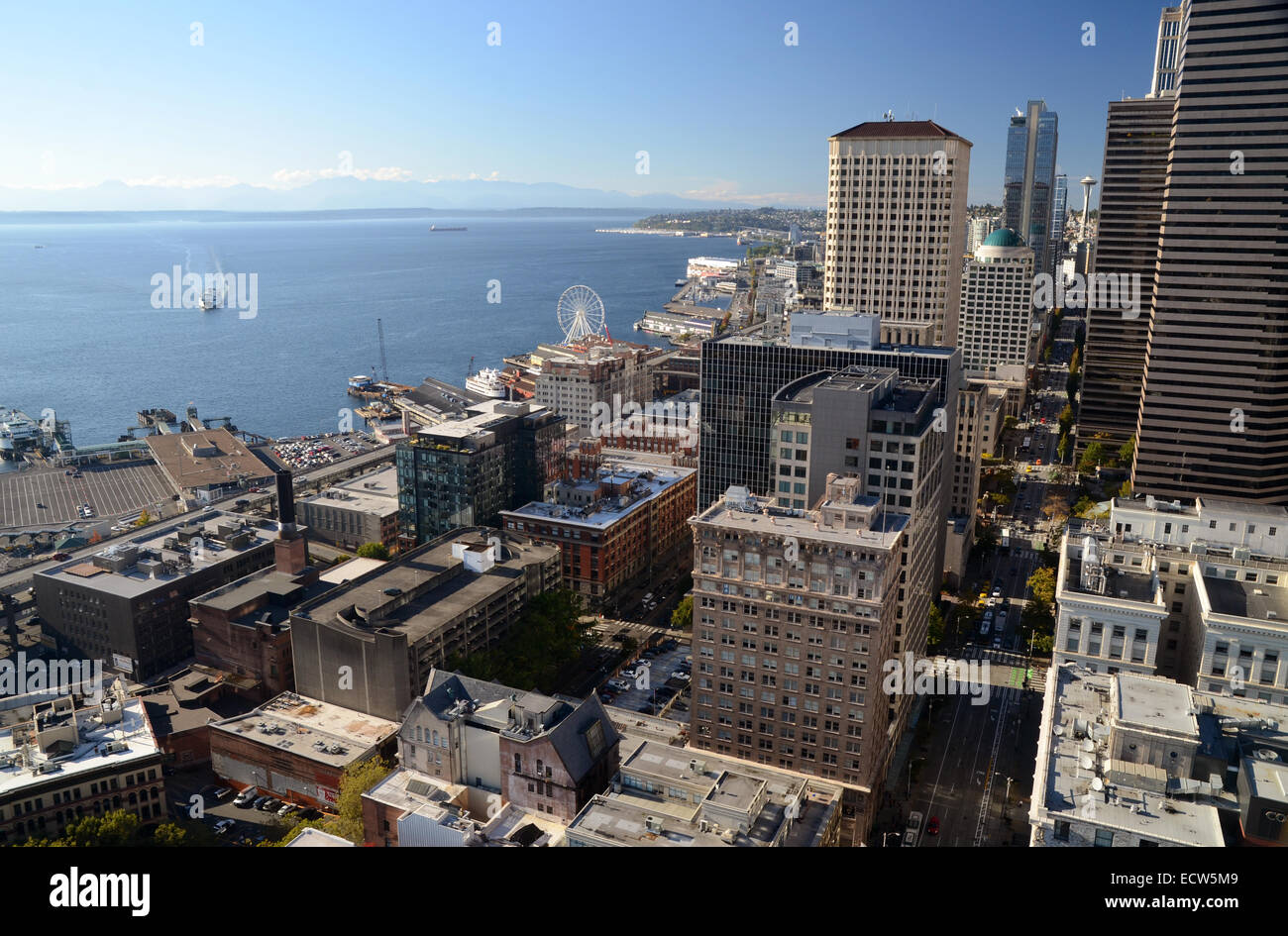View of Seattle from the Smith Tower Stock Photo - Alamy