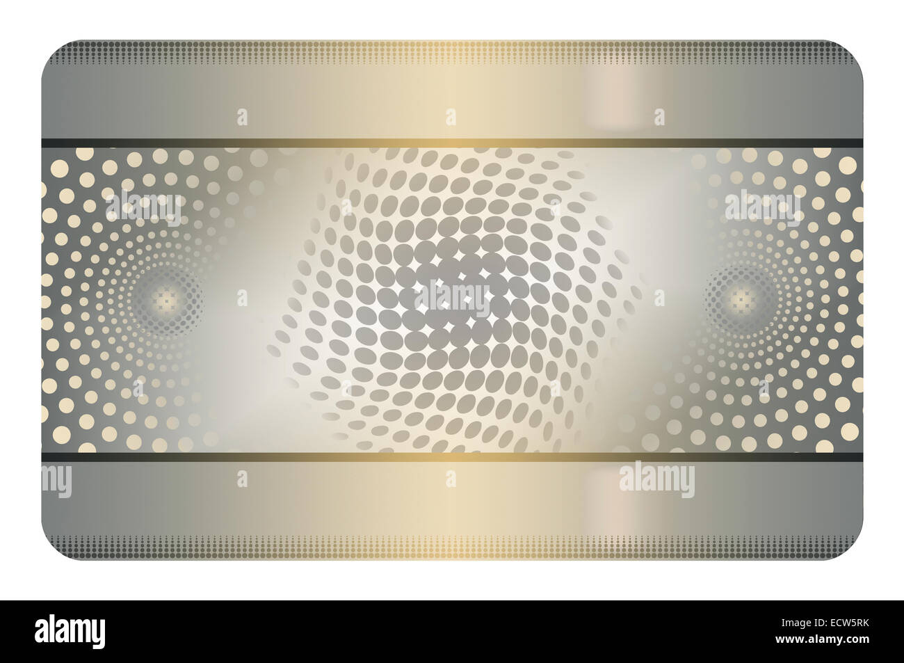 Template of business or gift card. Background with halftone patterns ...