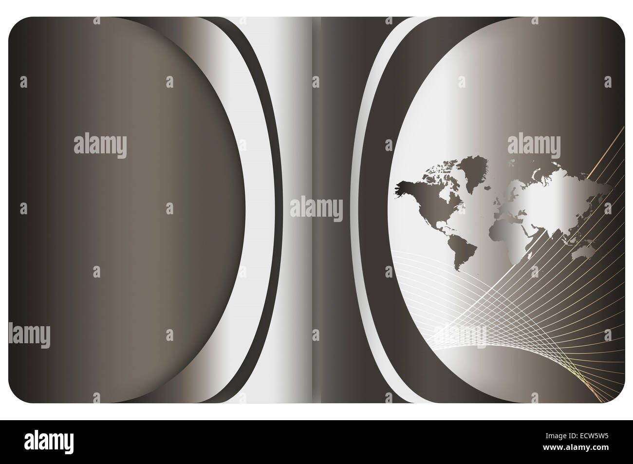 Abstract background with world map for the design Stock Photo - Alamy