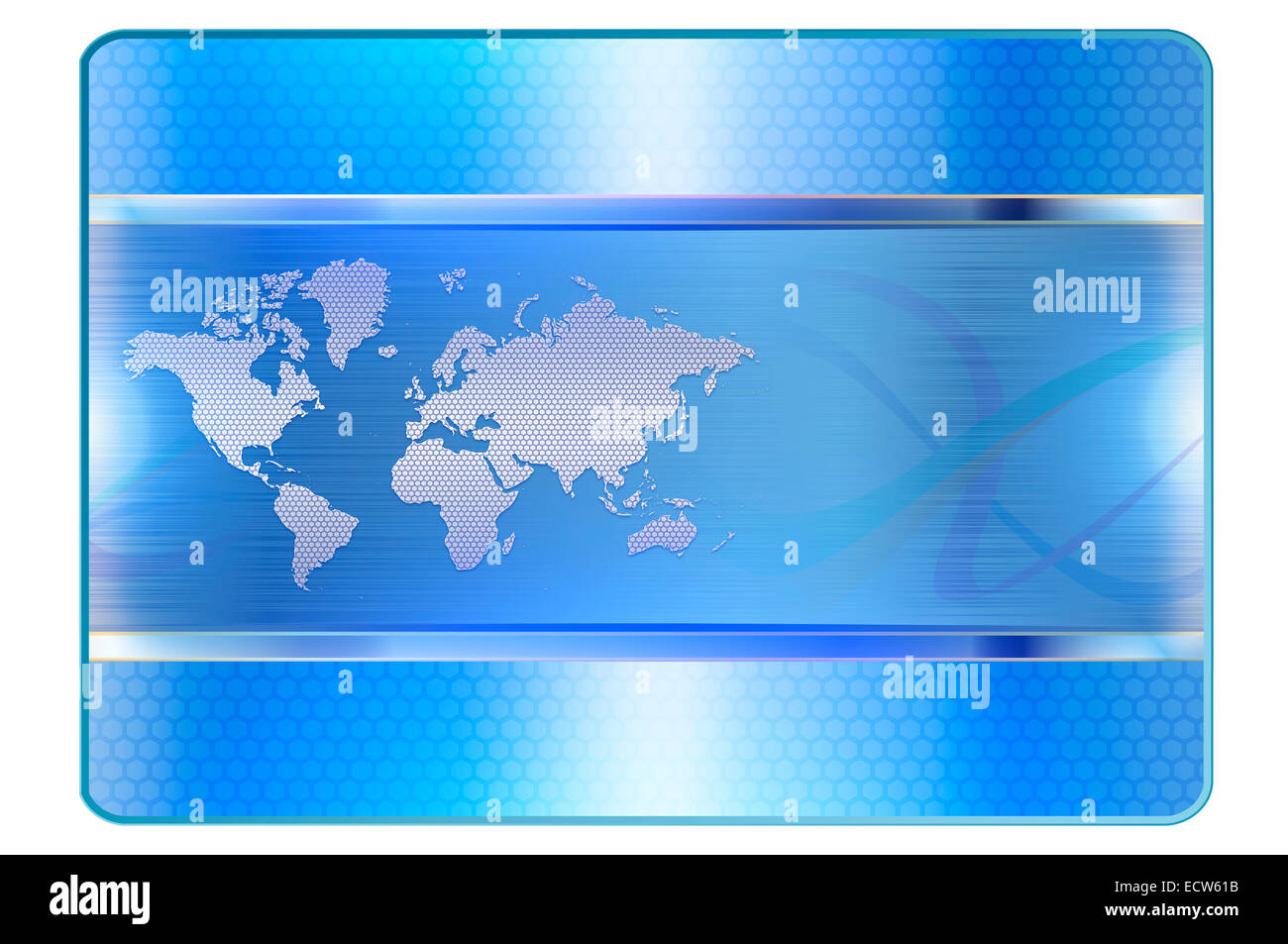 Template for the design of credit card.Blue abstract background Stock ...