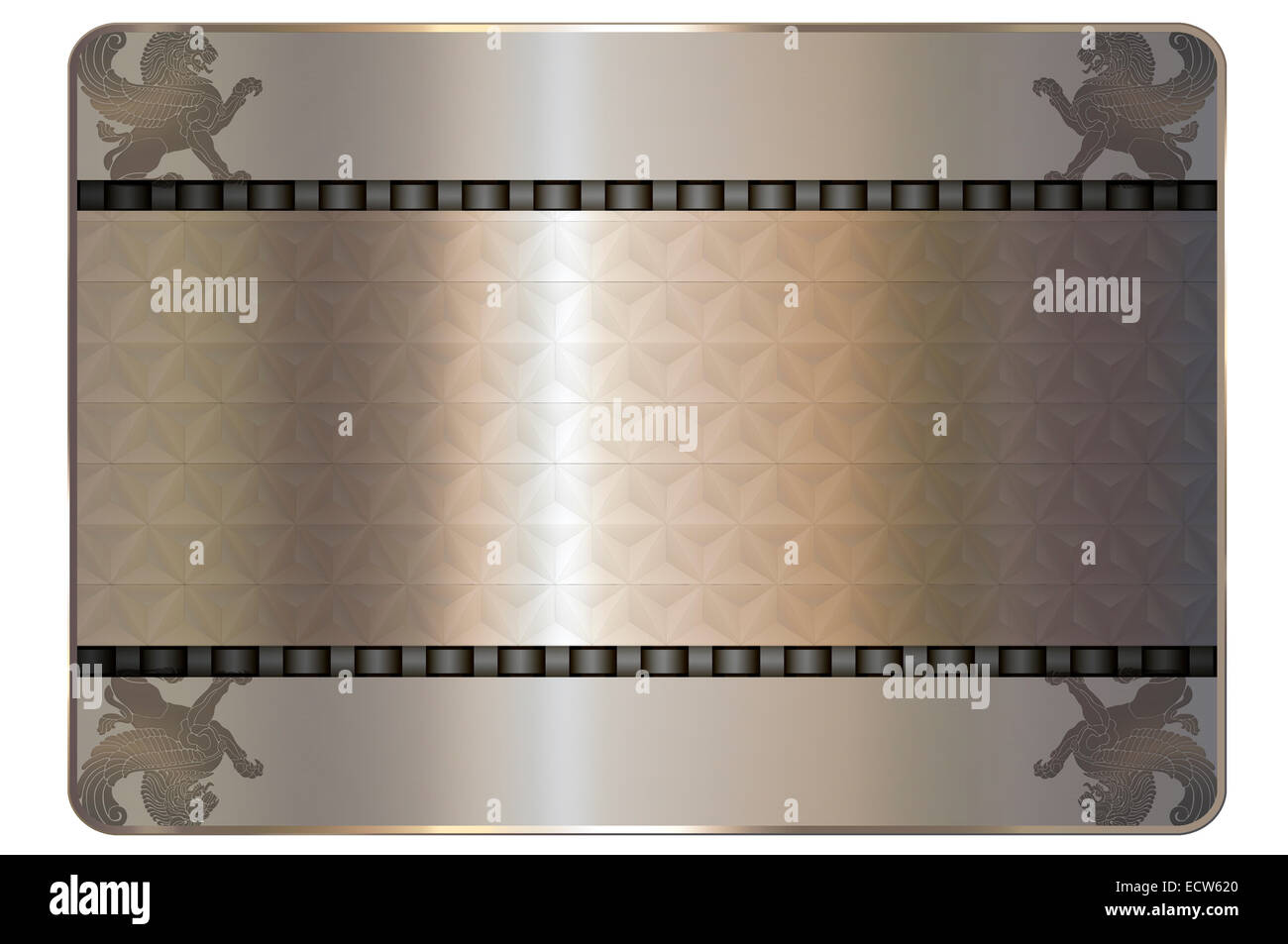 Abstract background with medieval elements for the design of credit ...