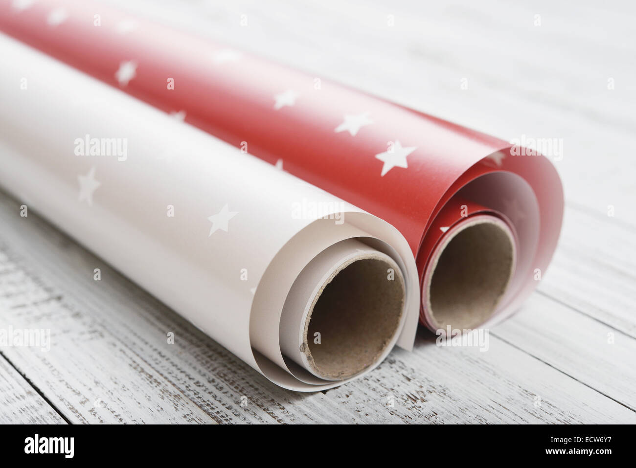 Wrapping paper with stars on light background closeup Stock Photo - Alamy