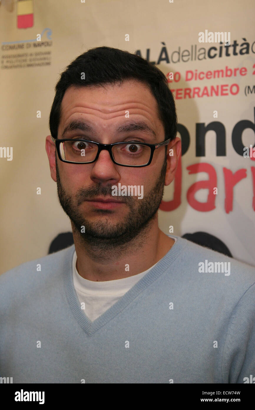 Francesco Mastandrea during the press conference presentation "Un mondo ...