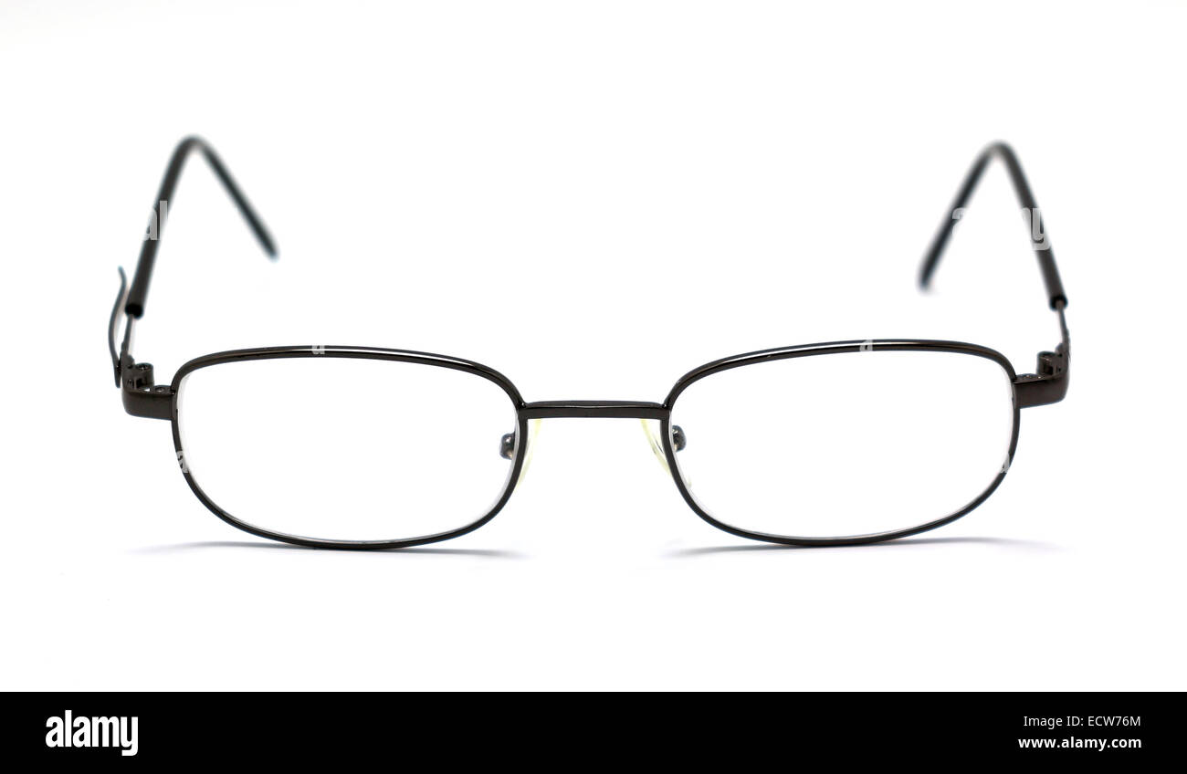 eye glasses isolated on white background Stock Photo - Alamy