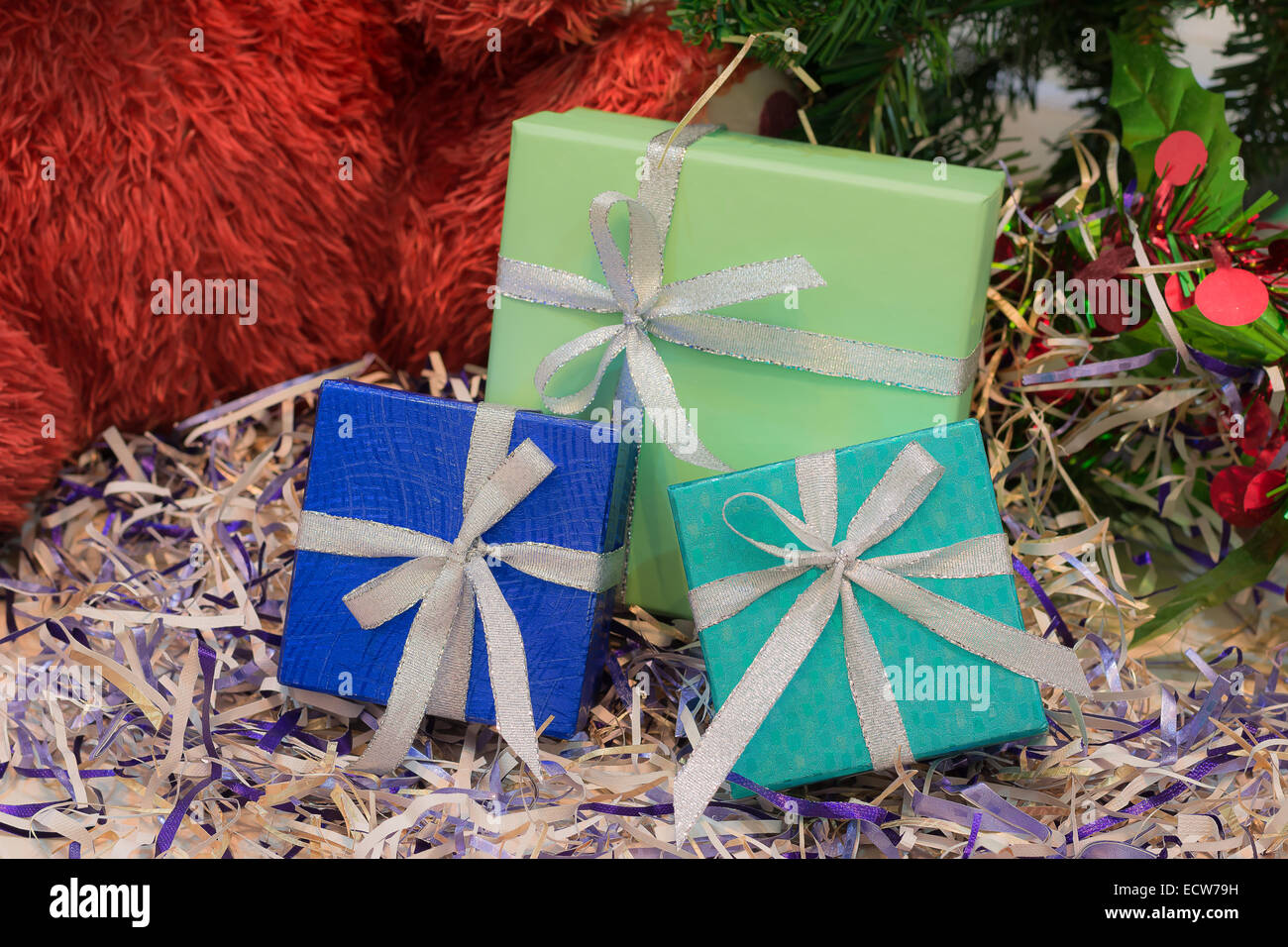 Colorful Gifts Box Stock Photo - Alamy