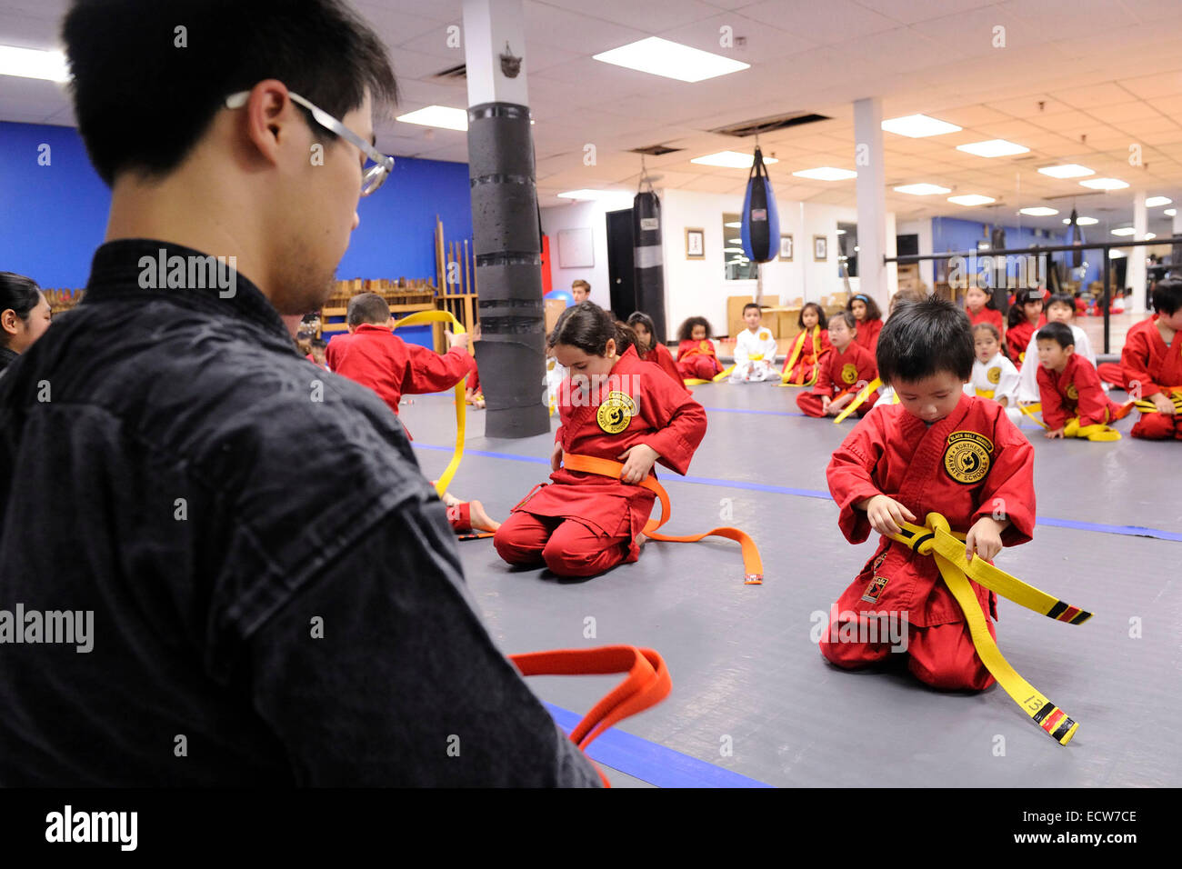 Karate belt ceremony hi-res stock photography and images - Alamy