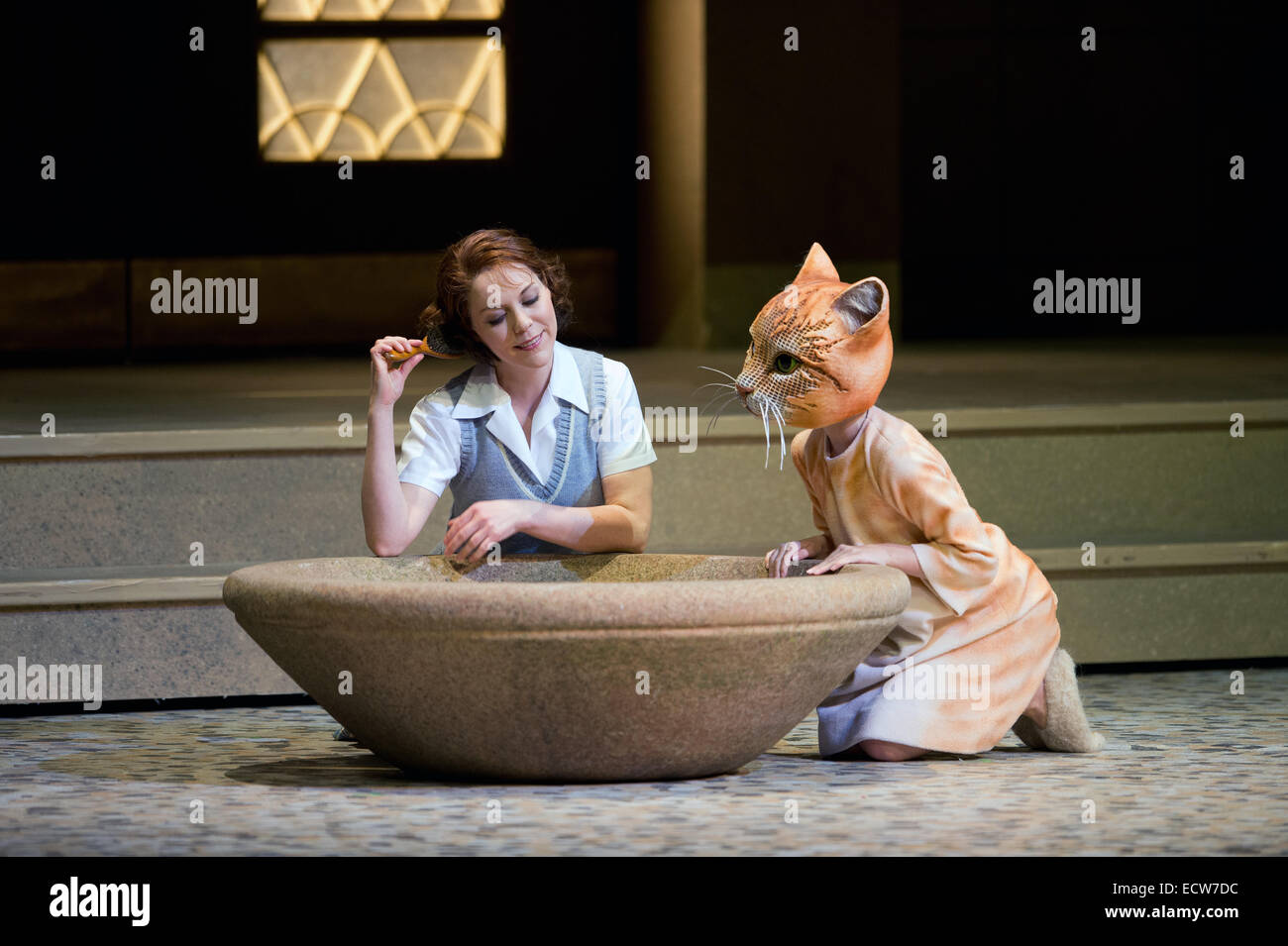 Barbara Senator (The Goose-girl) rehearses the Michael Humperdinck ...