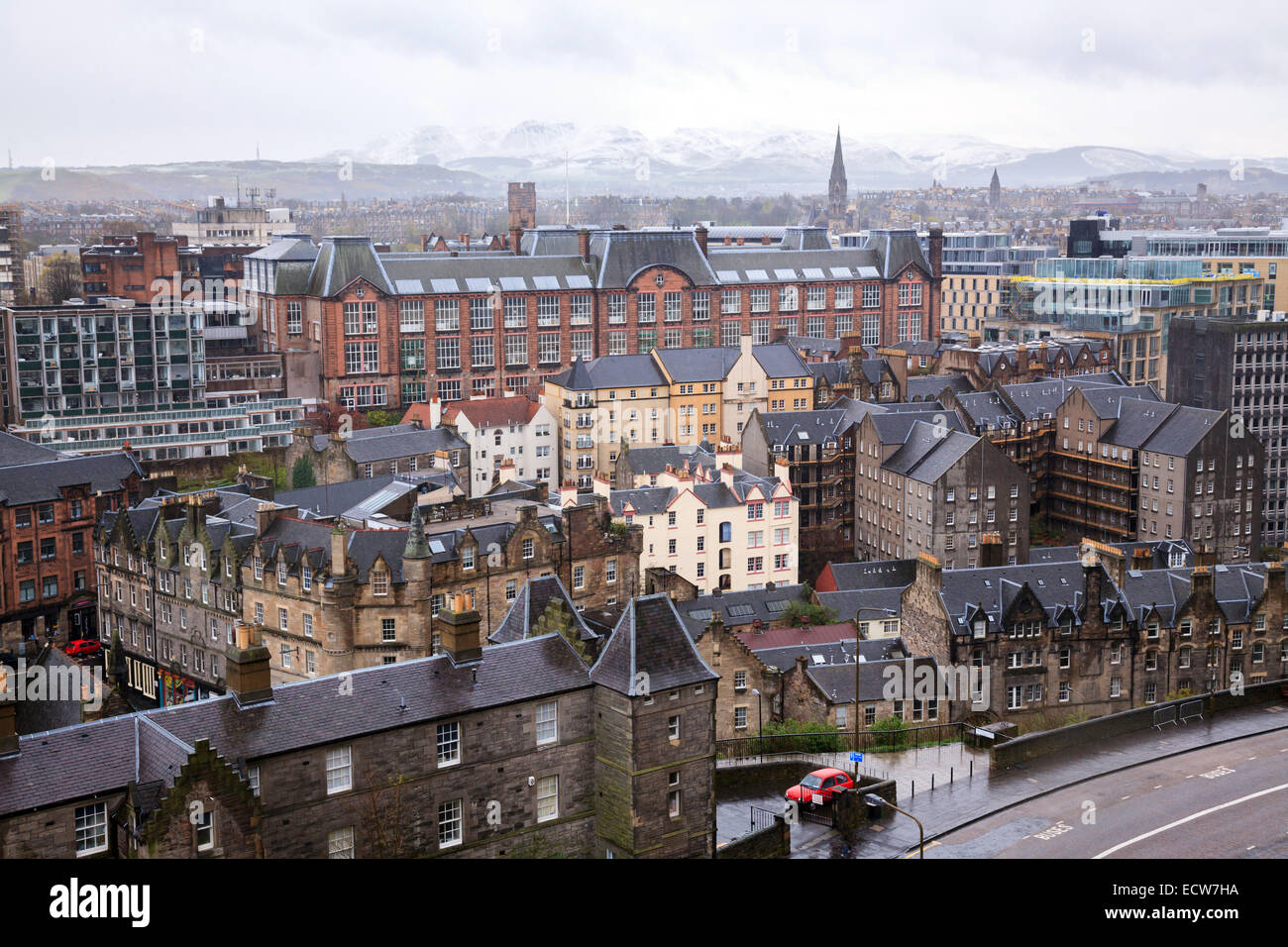 Cityscape of Edinburgh Skylines building Scotland UK Stock Photo - Alamy