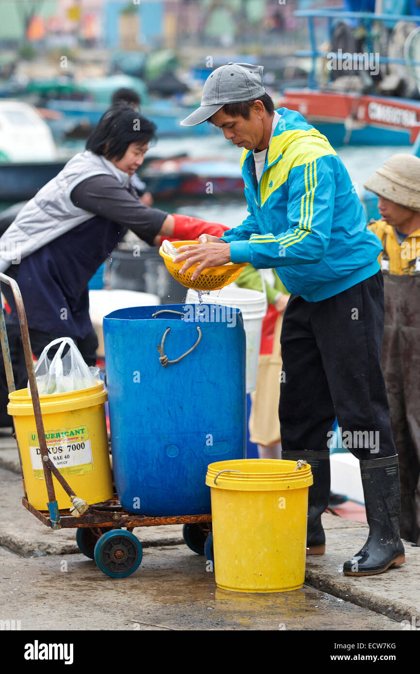 Loading fish market cheung chau hi-res stock photography and images - Alamy