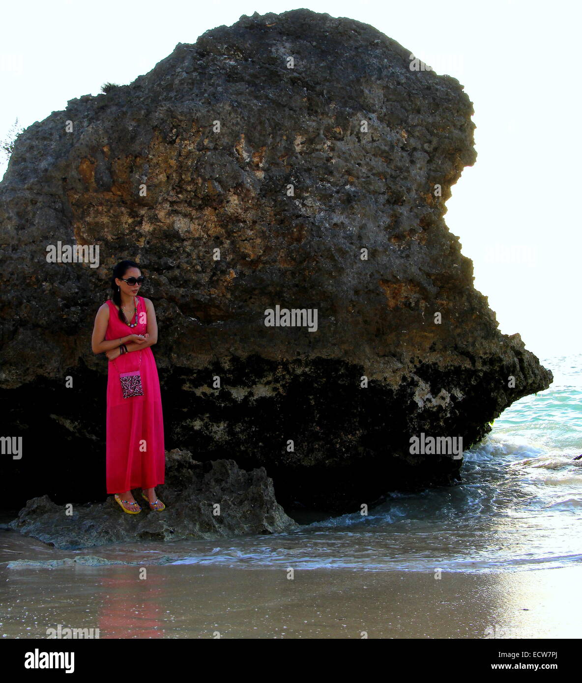 Beach lady bali hi-res stock photography and images - Alamy