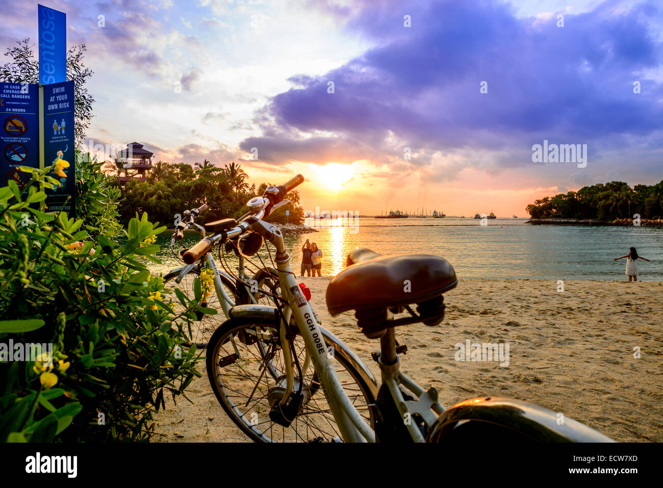 Sentosa cycles hi-res stock photography and images - Alamy