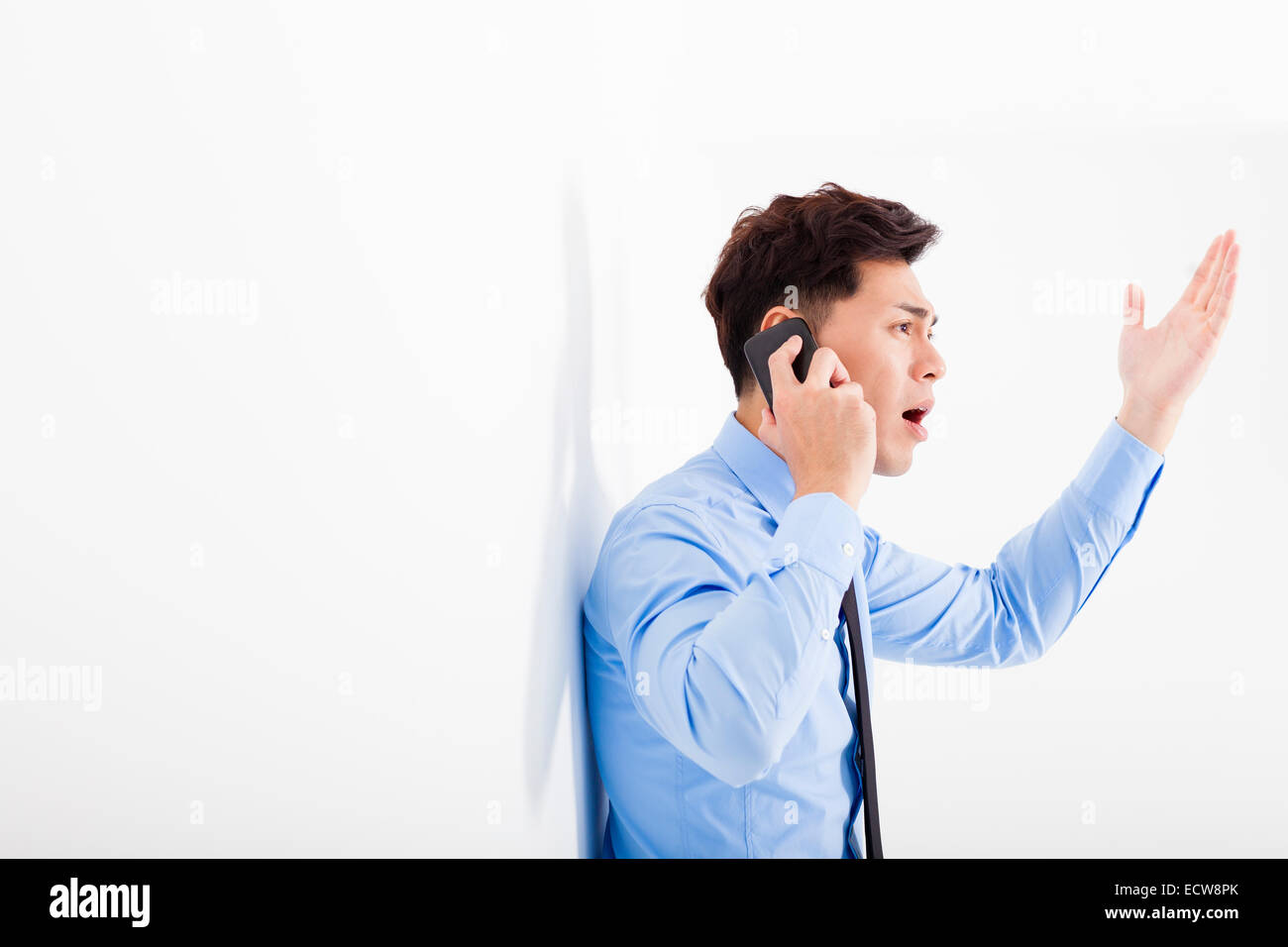 Angry man talking in anger hi-res stock photography and images - Alamy