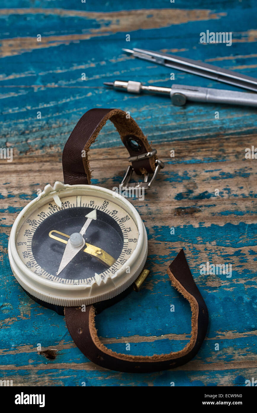 Compass instruments hi-res stock photography and images - Alamy