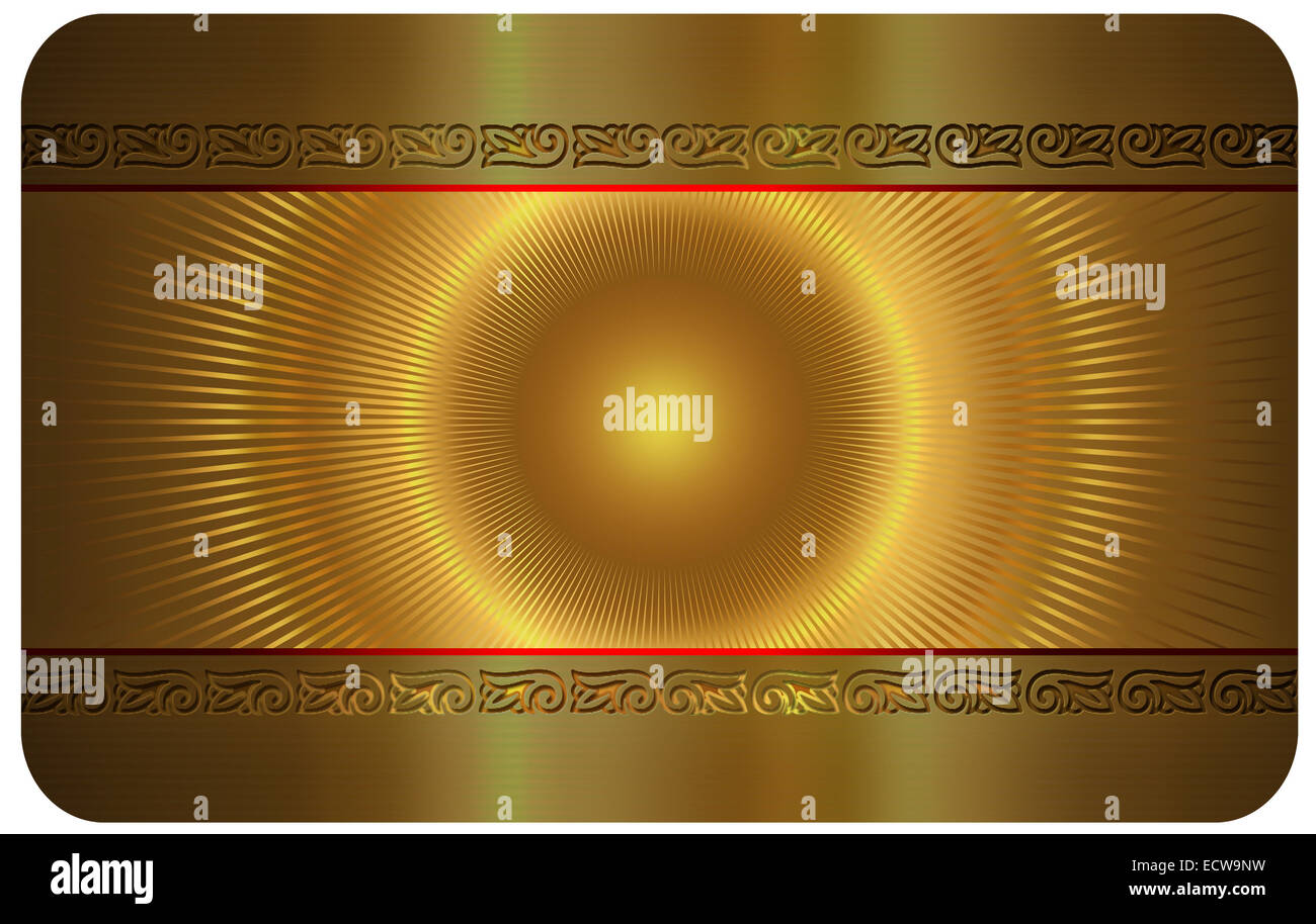 Business card template. Gold background for design of your business ...