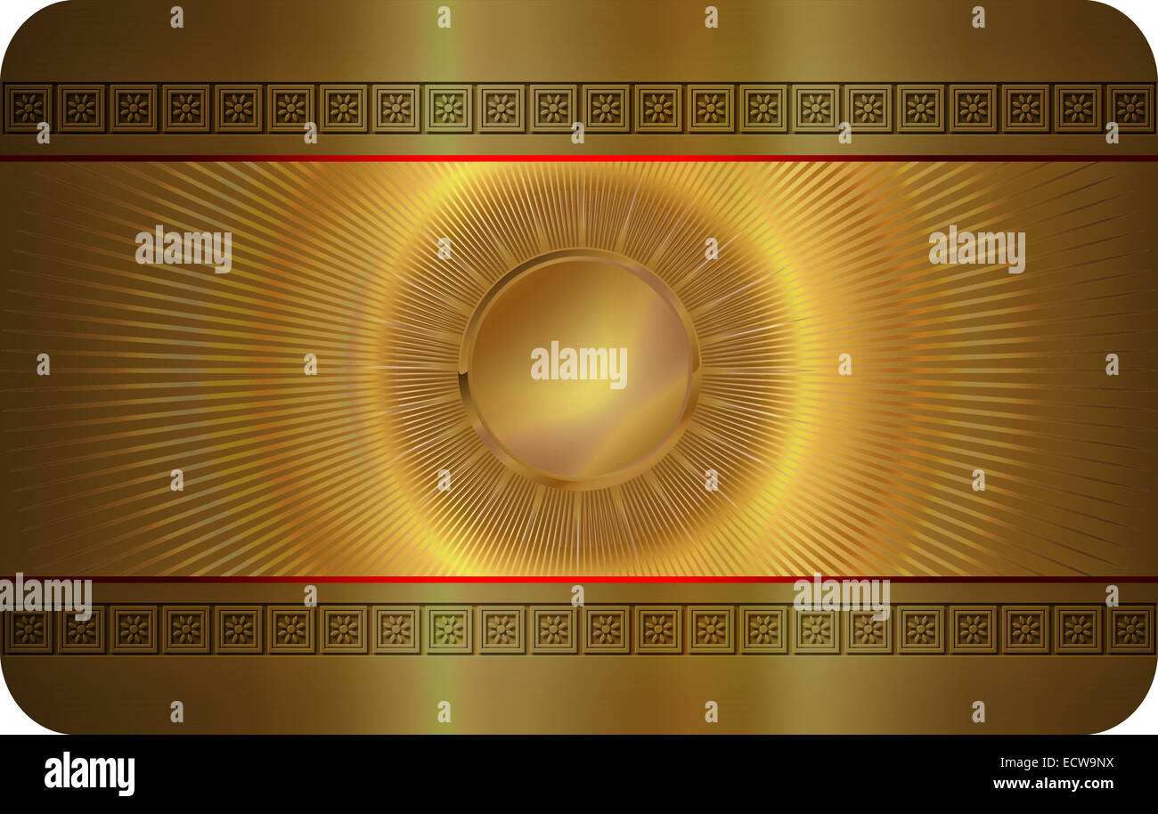 Business card template. Gold background for design of your business ...