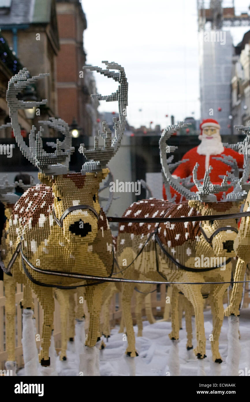 Lego sleigh with father christmas hi-res stock photography and images ...