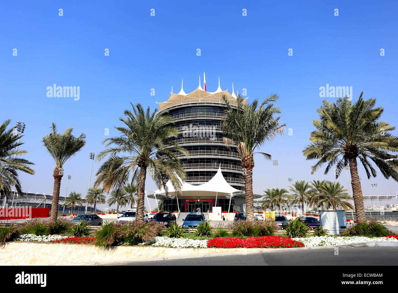Bahrain formula 1 building hi-res stock photography and images - Alamy